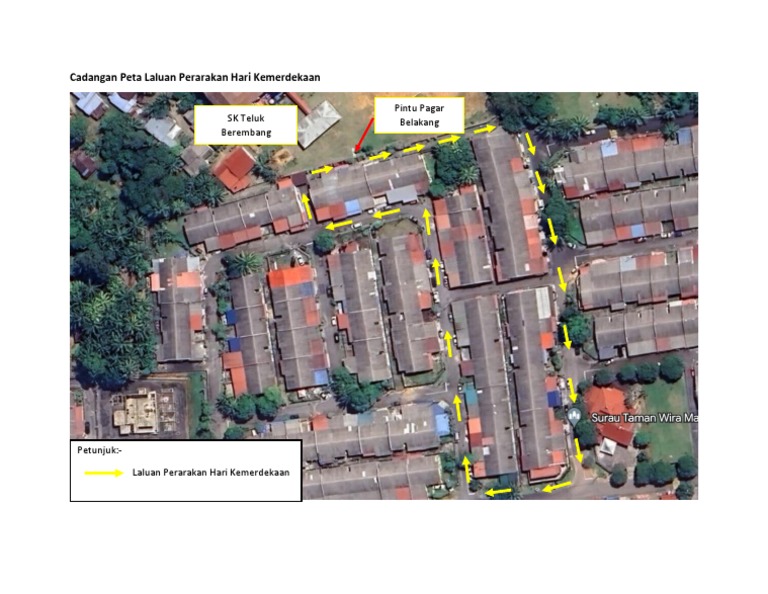 Cadangan Peta Laluan Perarakan Hari Kemerdekaan - 2023 | PDF