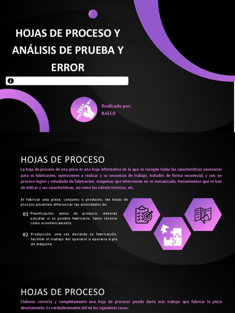 Hojas de Proceso y Analisis de Prueba y Error | PDF | Software | Sector ...
