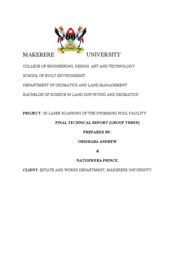 3D Laser Scanning Project Technical Report | PDF | 3 D Computer ...