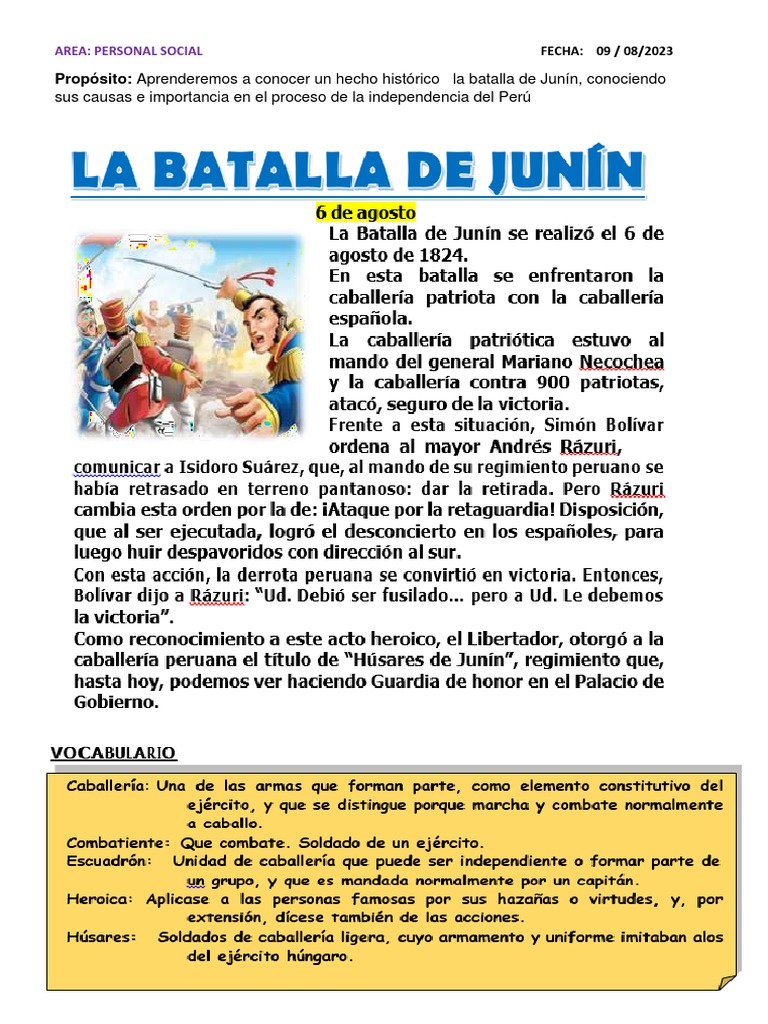 Batalla de Junin | PDF