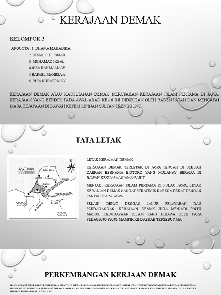 Sejarah dan Kejayaan Kerajaan Demak | PDF