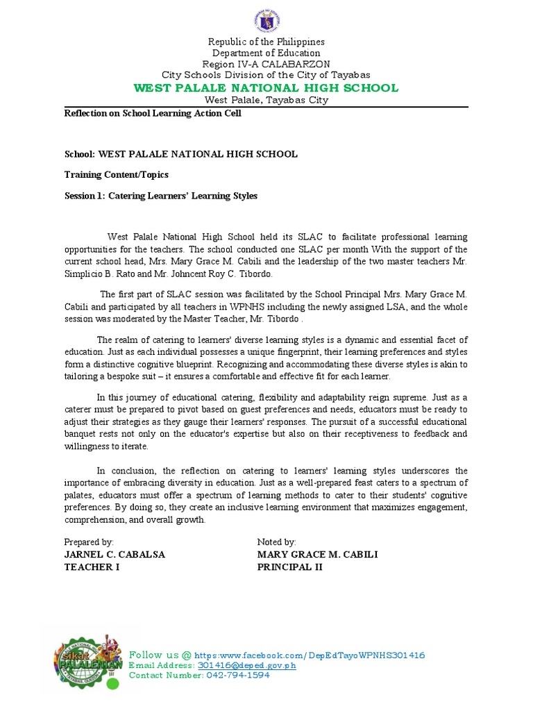 Reflection On SLAC | PDF