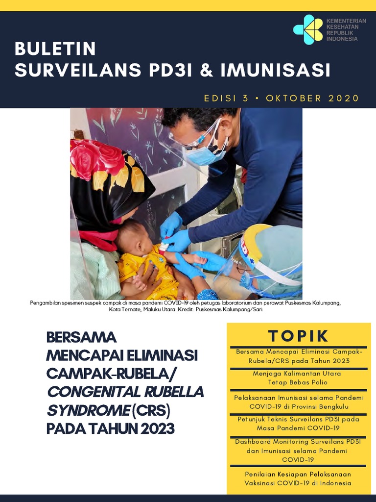Buletin Surveilans Pd3i Dan Imunisasi Edisi 3 - Okt 2020 | PDF
