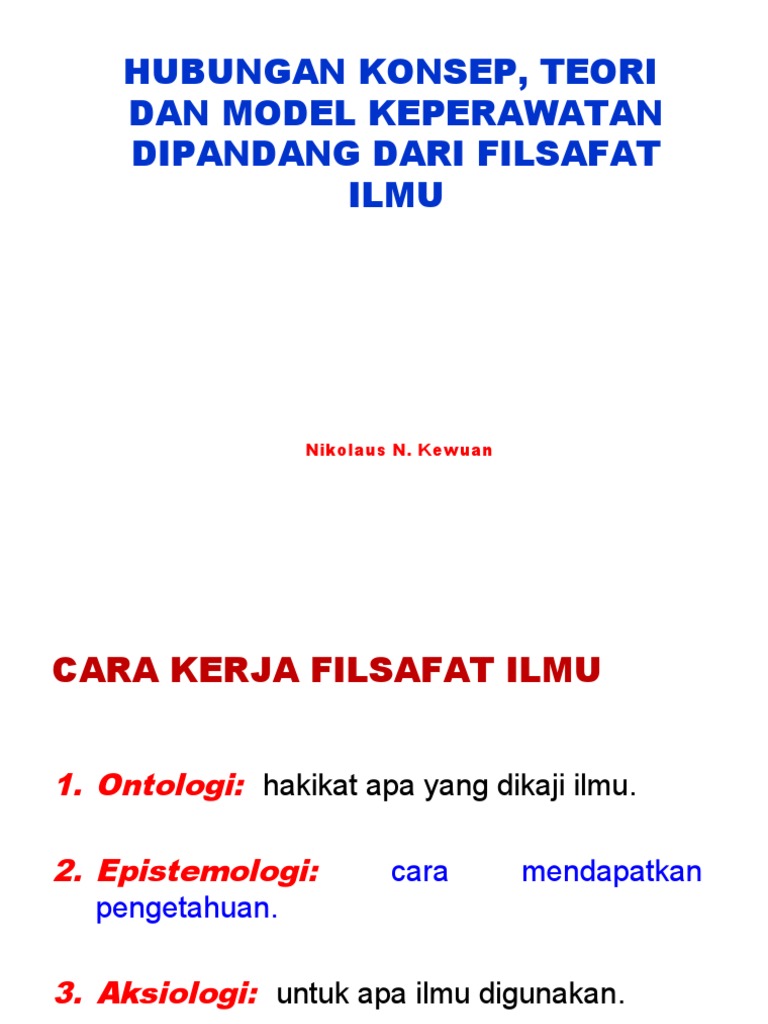 Hubungan Konsep, Teori & Model Keperawatan | PDF | Karier & Perkembangan | Pengembangan Diri