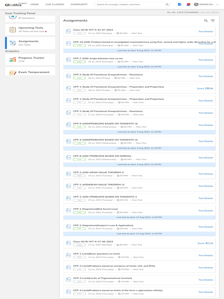 Glorifire - India's Largest Online Learning & Assessment Platform | PDF