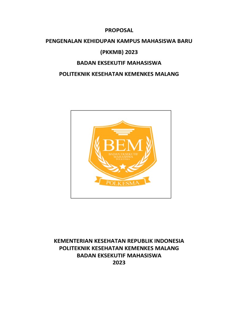 PKKMB Proposal New | PDF