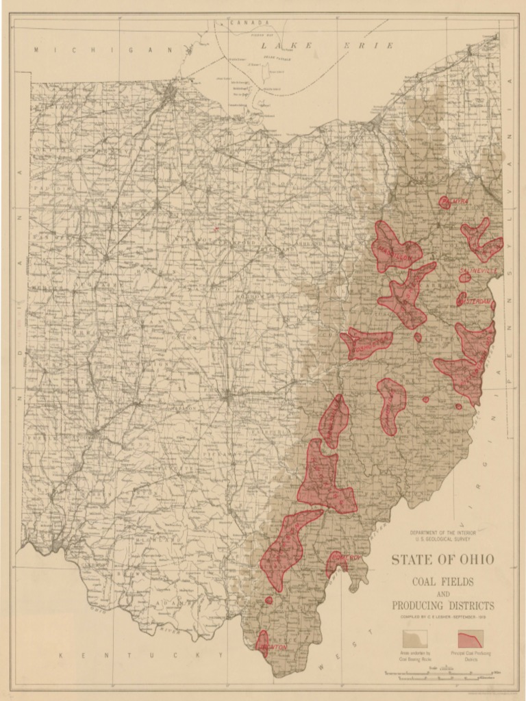 Ohio Coal Fields 1919 | PDF