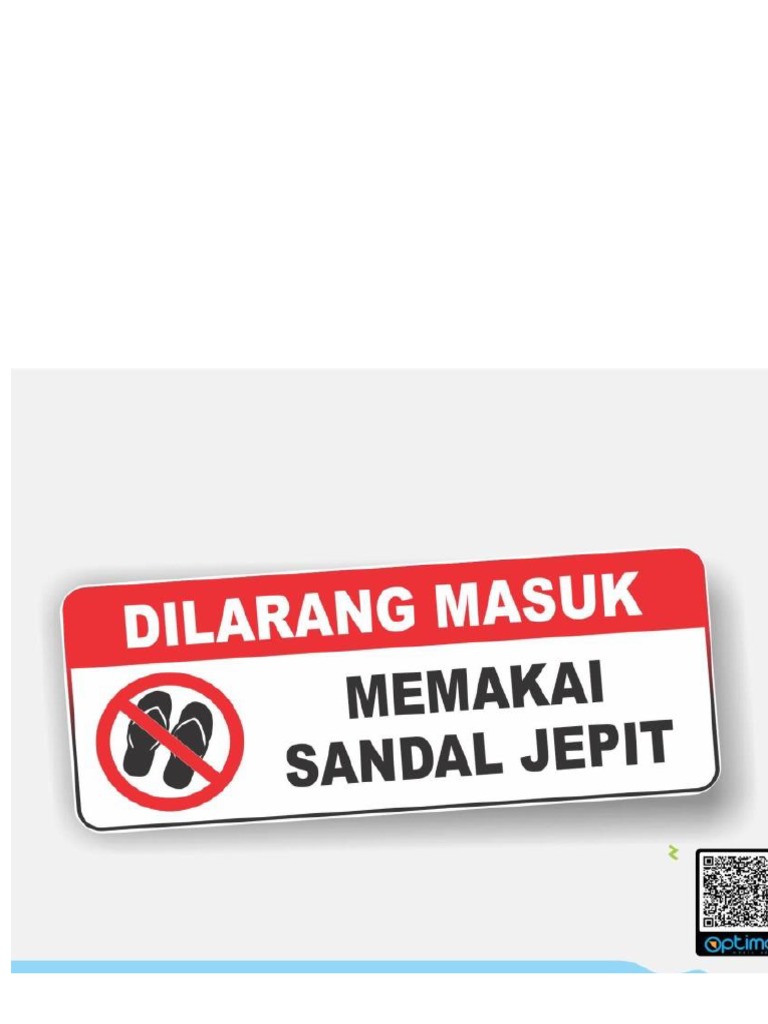 Warning Sendal | PDF