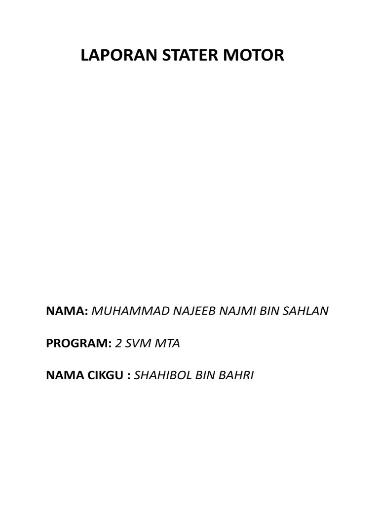 Document starter | PDF