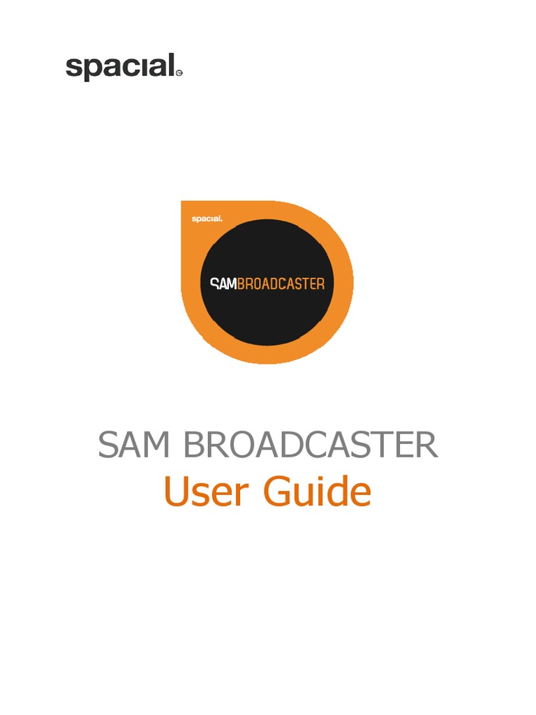 SAM Broadcaster User Guide | PDF