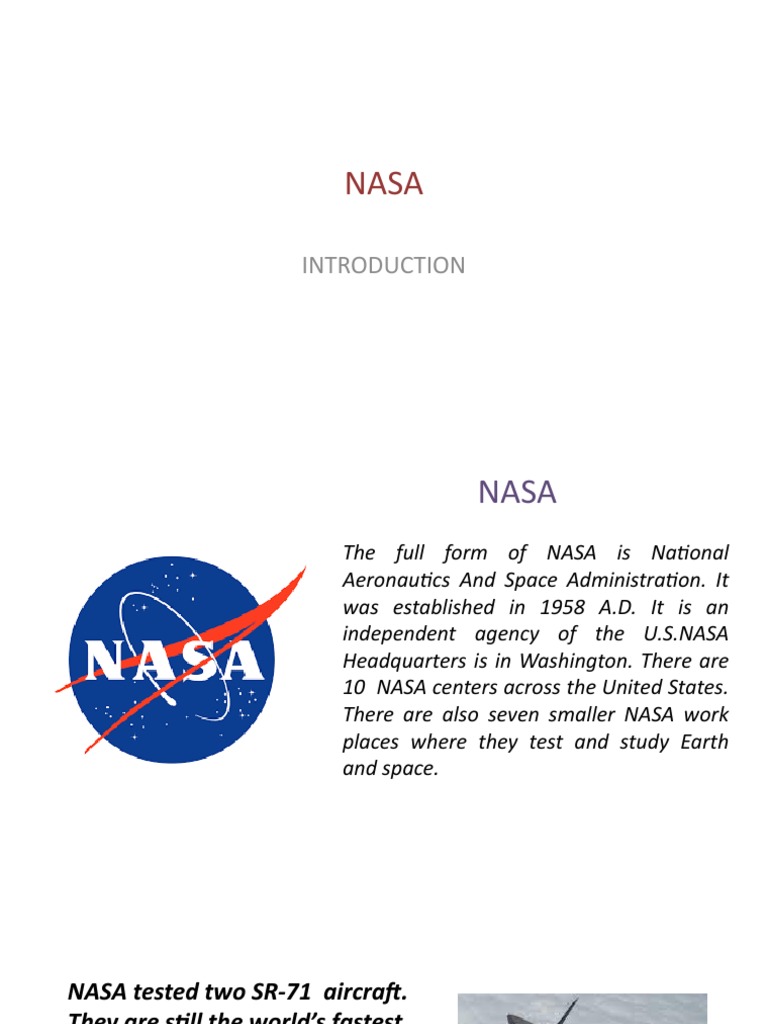 NASA - PPTX (Read-Only) | PDF