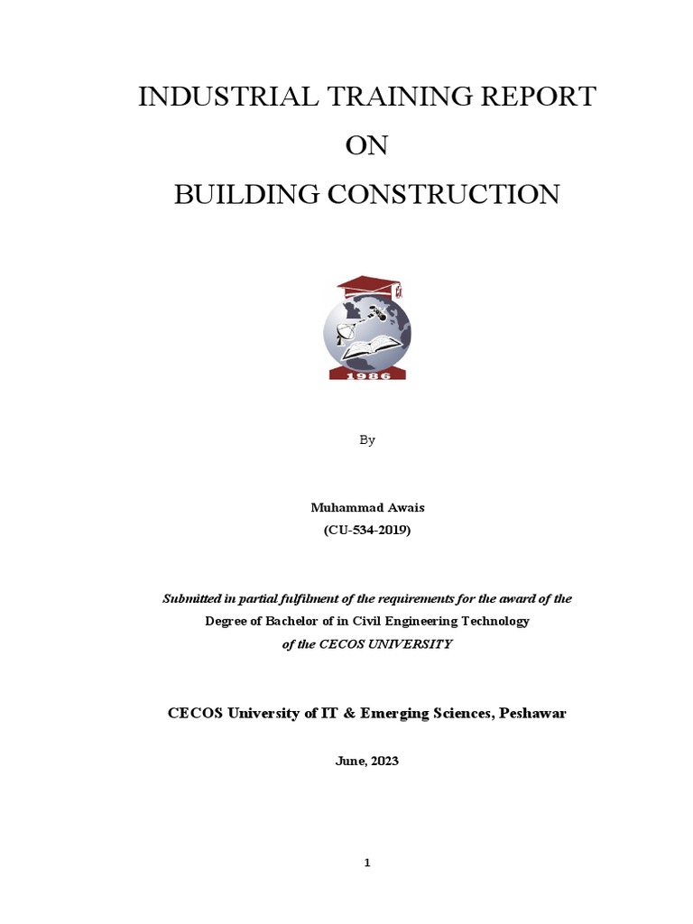Industrial Training Report: Building Construction | PDF