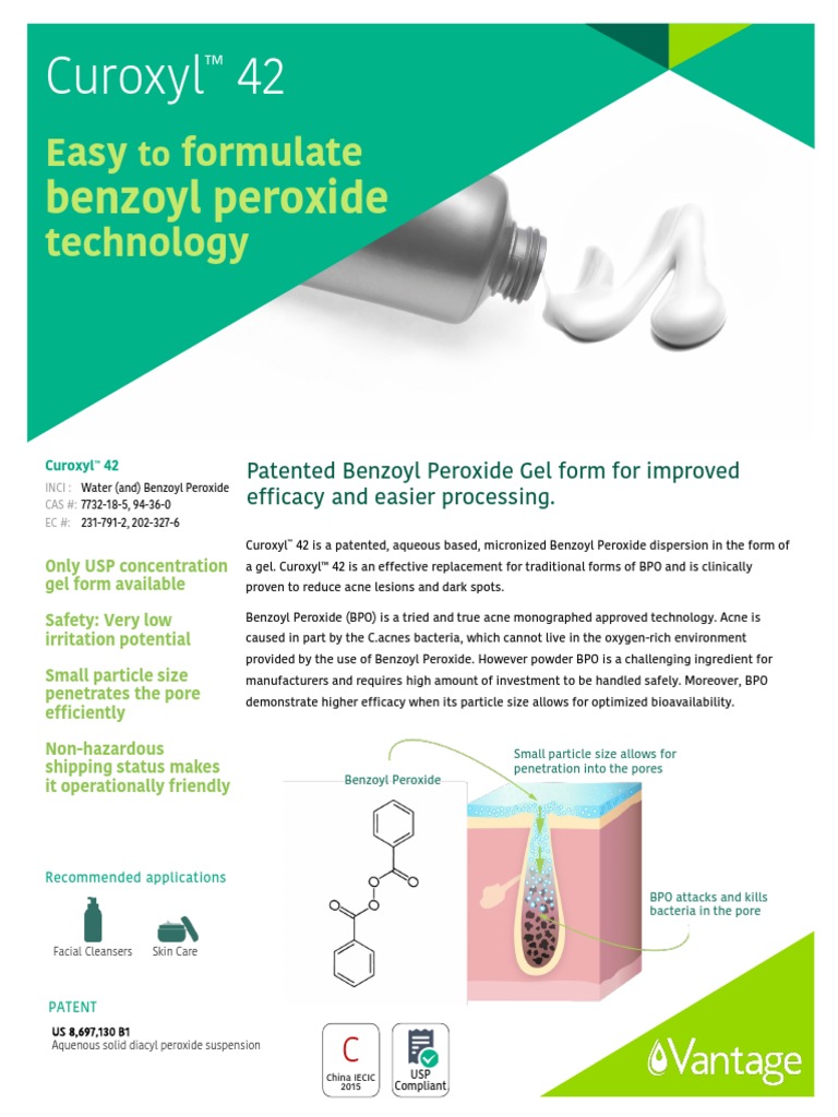 Curoxyl 42 SS 2020 | PDF | Topical Medication | Chemical Substances