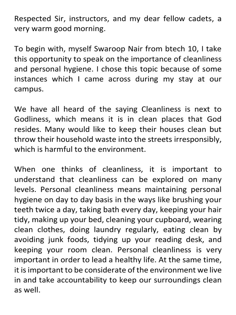 Swaroop Speach | PDF