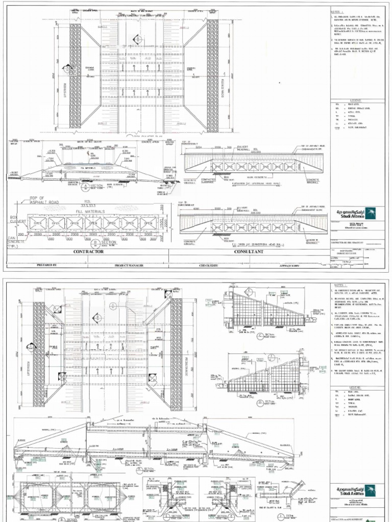 Shop Drawing For Drainage Box Culvert | PDF