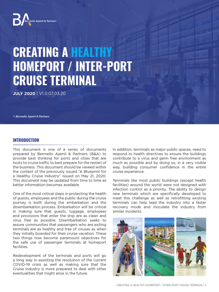 2020 - Creating A Healthy Homeport Inter-Port Cruise Terminal | PDF