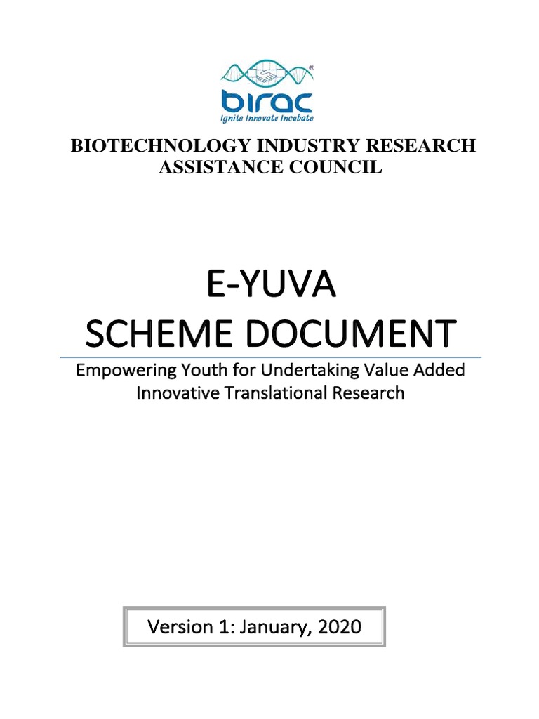 Birac Guidelines | PDF | Business | Technology & Engineering