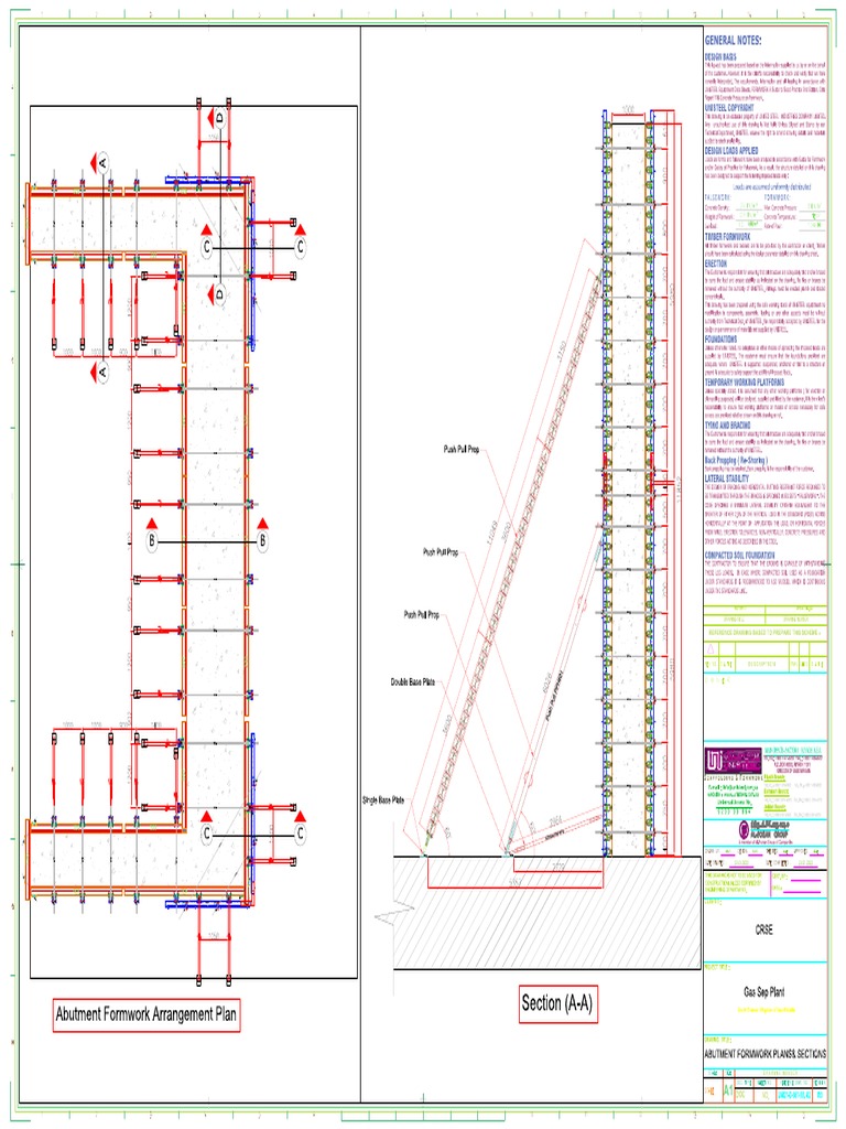 Abutment Formwork-CRSE | PDF