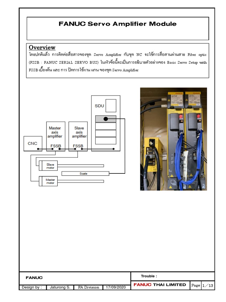 Servo Setup FSSB | PDF