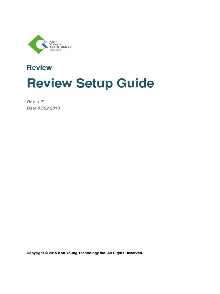 Review Review Setup Guide REV1.7 ENG | PDF