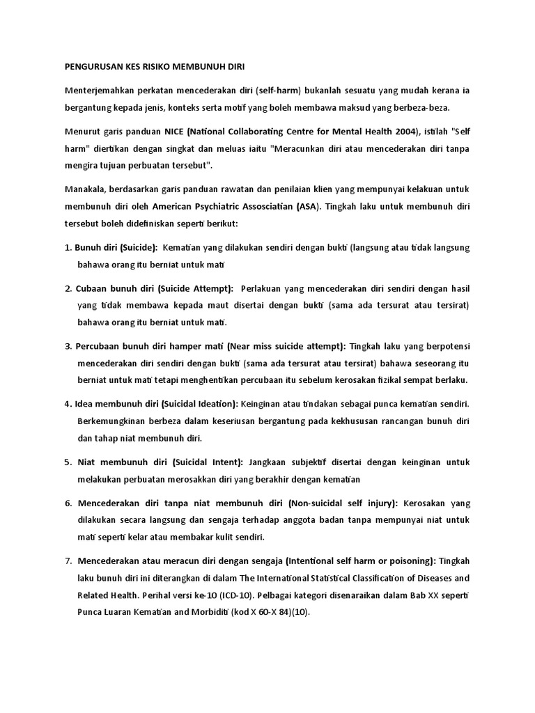 Nota Ilmiah Pengurusan Krisis | PDF