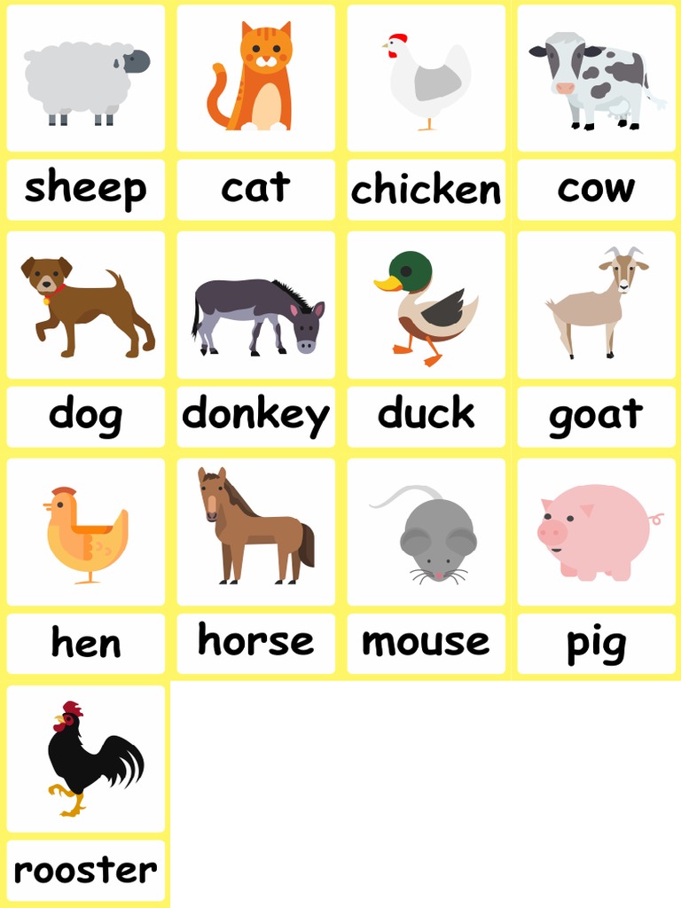 Farm Animals | PDF Farm Animals | PDF