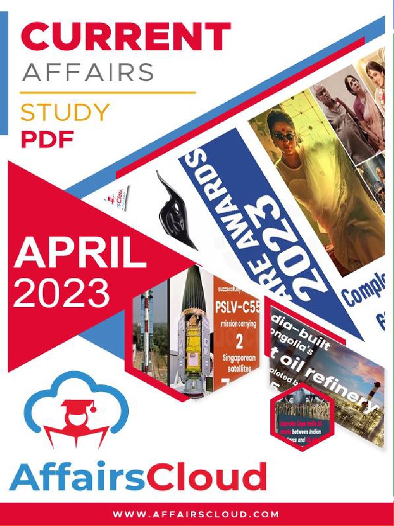 Current Affairs English Study Pdf April 2023 By Affairscloud New 1 Pdf