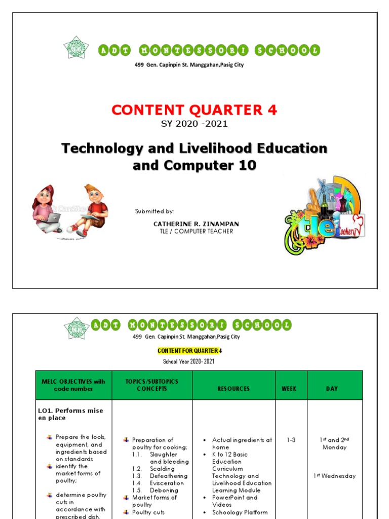 Course Content in GRADE 10 4th Quarter | PDF