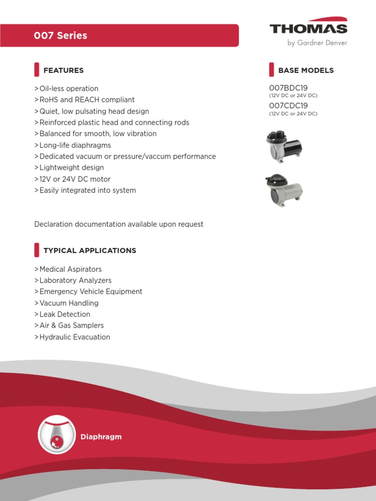 007CDC19 Thomas Vacuum Pump | PDF