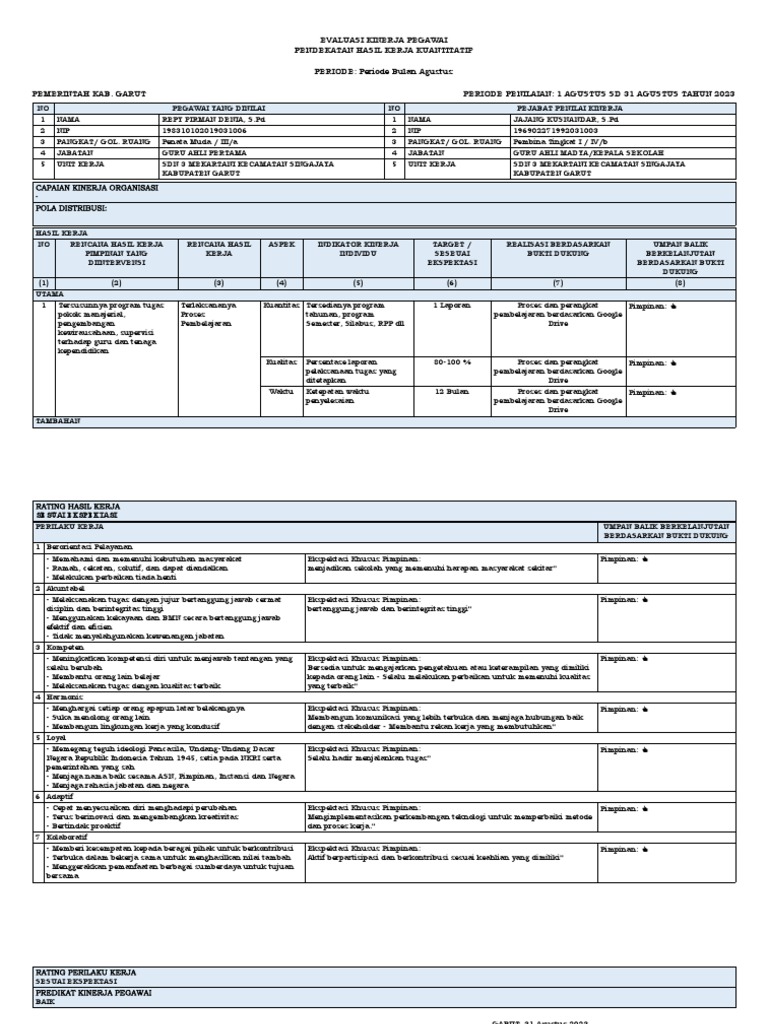 SKP AGUSTUS REPY FIRMAN DENIA, S.PD | PDF