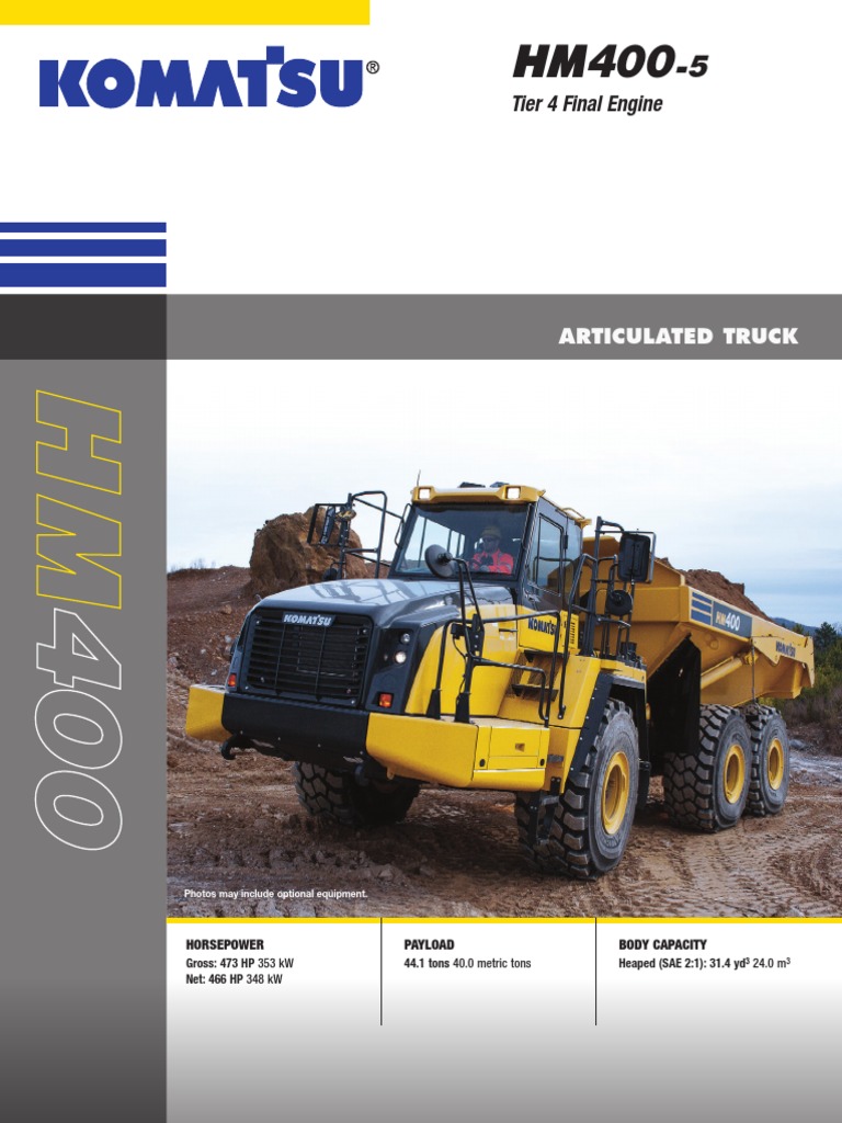 Komatsu HM400-5 Articulated-Truck | PDF | Technology & Engineering