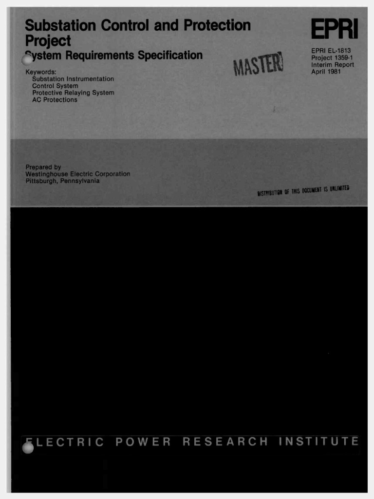 Substation Control and Protection Project | PDF