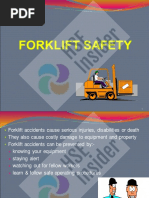 Forklift SOP | PDF | Forklift | Machines