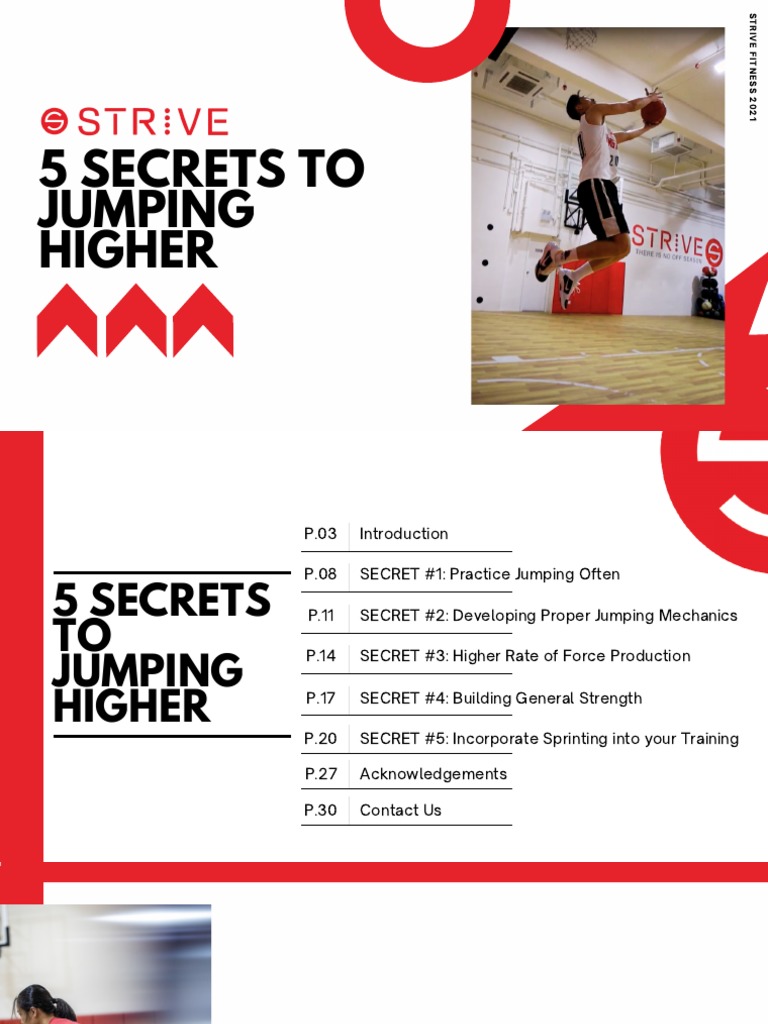 5 Secrets To Jumping Higher | PDF | Weight Training | Force