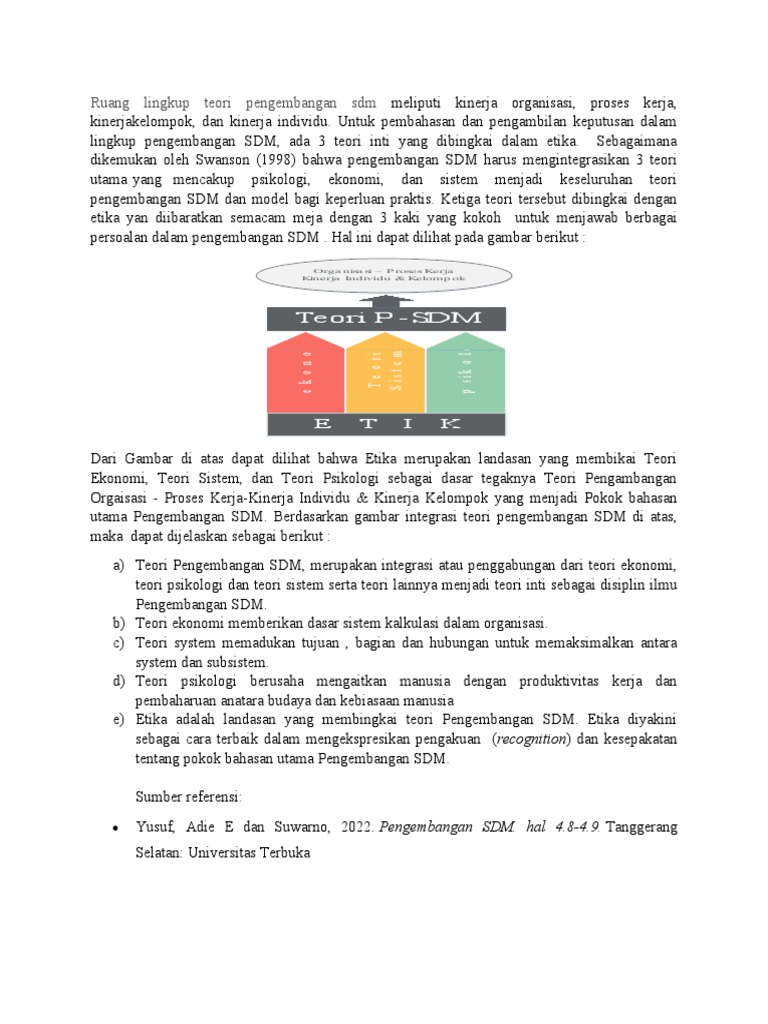 Diskusi 3 Pengembangan SDM | PDF | Karier & Perkembangan