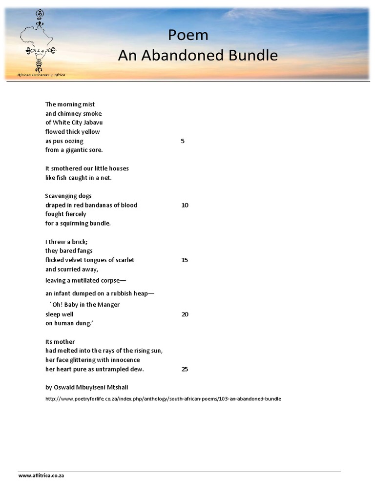 An Abandoned Bundle | PDF