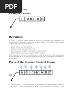 Feature Control Frame | PDF | Engineering Tolerance | Geometry