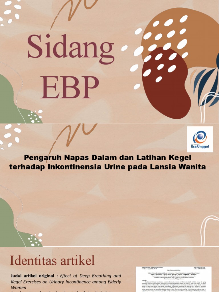 Sidang Ebp | PDF