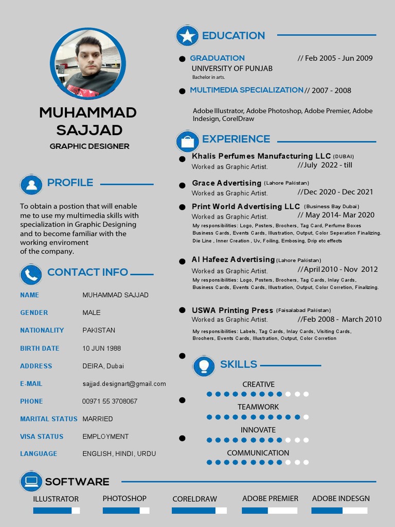 Graphic Design Experience Summary | PDF