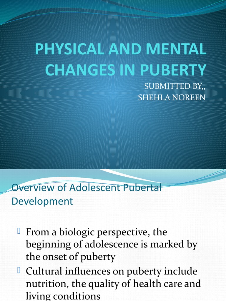 Puberty | PDF | Puberty | Medical Specialties