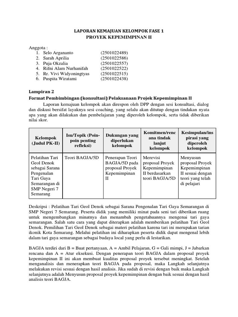 Laporan Kemajuan Proyek Topik 1 | PDF