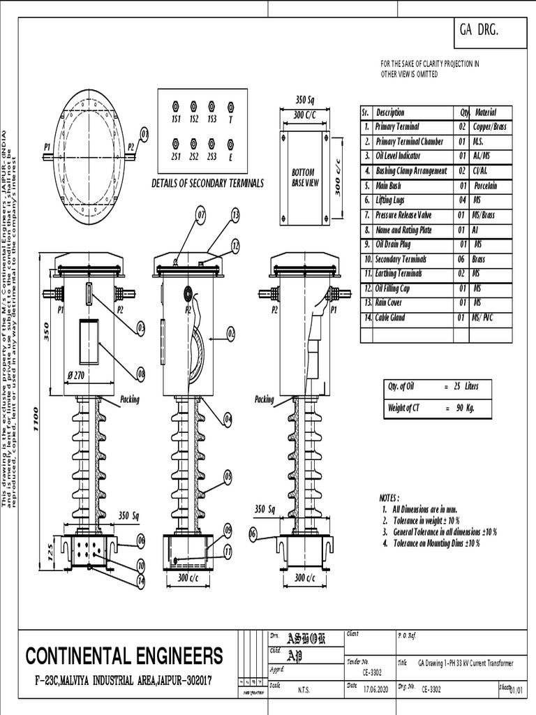 SP CT Ga Drawing | PDF