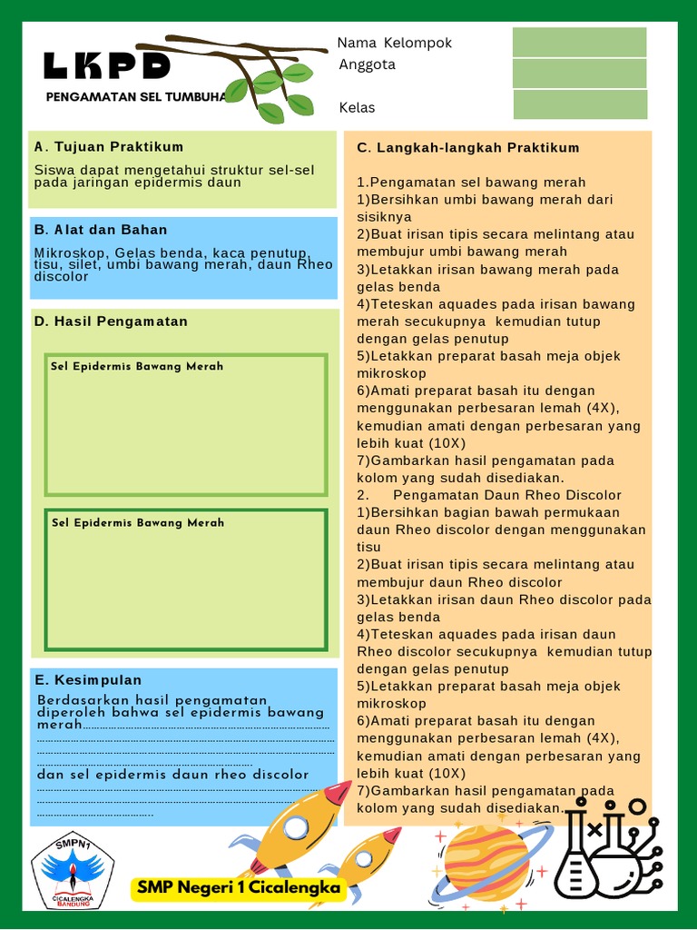 LKPD Sel - 084526 | PDF