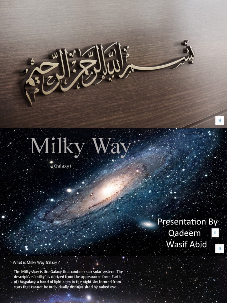Milky Way Galaxy PowerPoint Presentation | PDF | Planets | Solar System