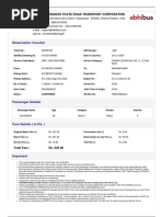 Bus Ticket Format in Word | PDF