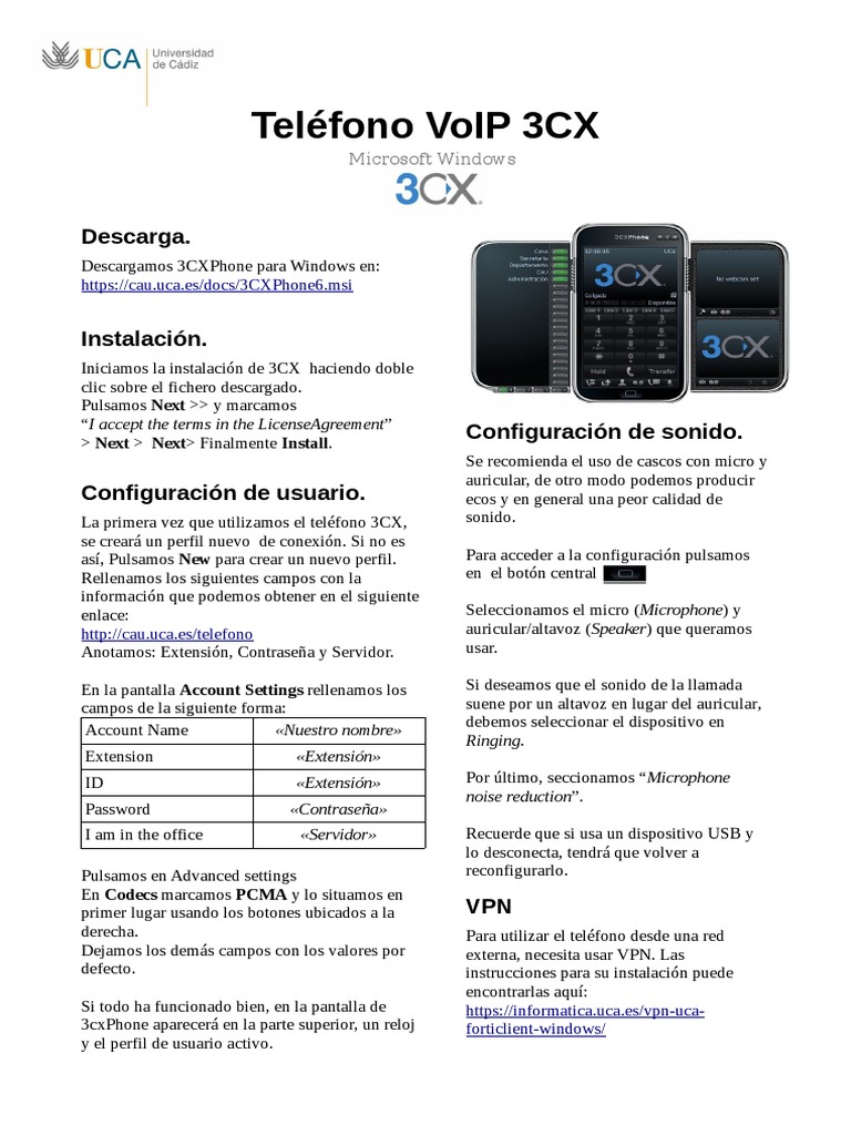 Guia Instalacion 3cx Windows | PDF