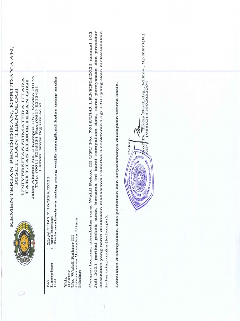 Data Mhs FKG Usu | PDF