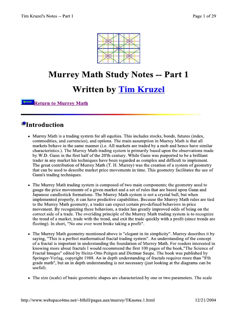 Murrey Math - Study Notes | PDF