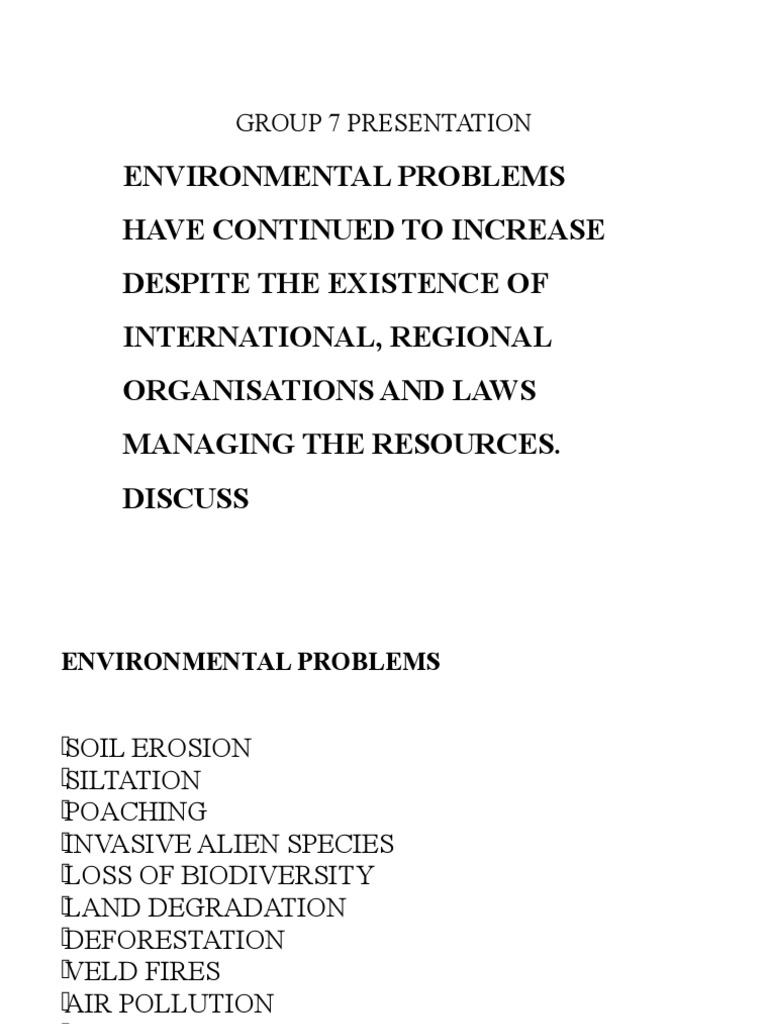 Global Issues Group 7 | PDF