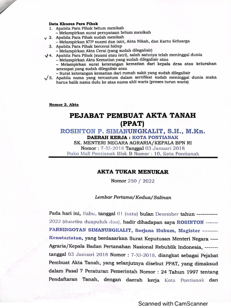 Latihan Soal PPAT | PDF
